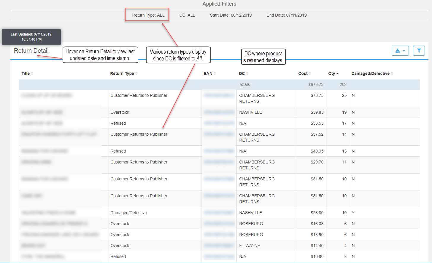 Publisher Returns – Ingram IQ